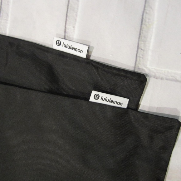 lululemon athletica | Bags | Lot Of 2 Lululemon Black Drawstring Cinch ...
